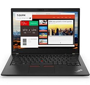 Lenovo Thinkpad T480s Ultrabook (20L7-002AUS) Intel i5-8250U, 8GB RAM, 256GB SSD, 14-in FHD 1920x1080 IPS, Win10 Pro64 (Renewed)