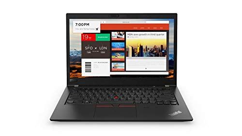 Lenovo Thinkpad T480s Ultrabook (20L7-002AUS) Intel i5-8250U, 8GB RAM, 256GB SSD, 14-in FHD 1920x1080 IPS, Win10 Pro64 (Renewed)