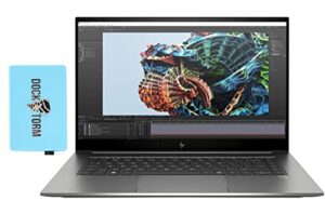 hp zbook studio g8 15.6″ 60hz fhd ips business laptop (intel i7-11800h 8-core, 16gb ram, 2tb pcie ssd, t1200 dedicated graphics, backlit kyb, fingerprint, wifi 6, bt 5.2, win 11 pro) w/hub