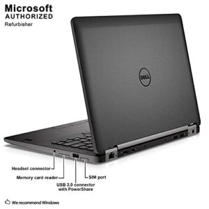 Dell Latitude 14 7000 Series E7470 Ultrabook | 14in HD+ Anti-Glare LCD | Intel Core 6th Generation i5-6300U (2.4Ghz) | 8 GB DDR4 | 256 GB SSD | Windows 10 Pro (Renewed)