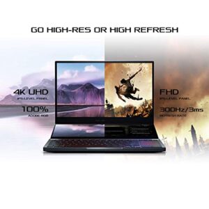 ASUS ROG Zephyrus Duo 15 Gaming Laptop, 15.6” 300Hz IPS Type FHD, NVIDIA GeForce RTX 2070S i7-10875H, 32GB DDR4, 2TB RAID 0 SSD GX550LWS-XS79 (Renewed)