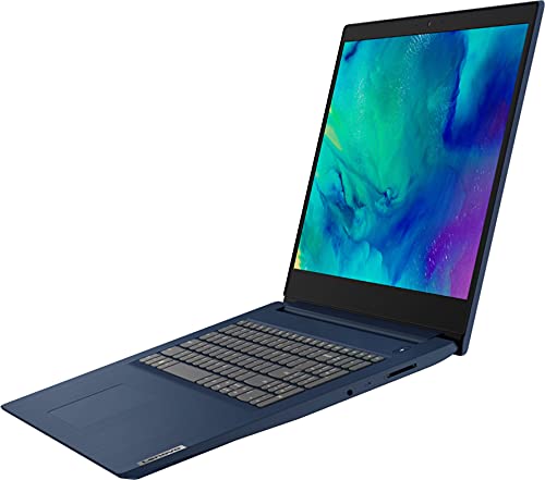 2021 Newest Lenovo IdeaPad 3 17.3" HD+ Screen Laptop Computer, Quad-Core Intel i5-1035G1 Up to 3.6GHz (Beats i7-8565U), 12GB DDR4 RAM, 256GB PCIe, Webcam, WiFi 5, 802.11AC, Windows 10 +Marxsol-Cables