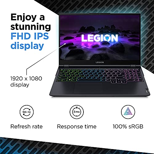 Lenovo - Legion 5 - Gaming Laptop - AMD Ryzen 7 5800H - 16GB RAM - 512GB Storage - NVIDIA GeForce RTX 3050Ti - 15.6" FHD Display - Windows 11 Home - Phantom Blue