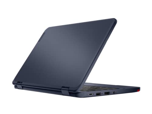 2022 Lenovo 500w Gen 3 11.6" Touchscreen Rugged 2 in 1 HD Notebook, Intel Celeron N5100 Quad-core, 4 GB RAM, 64 GB Flash Memory, Intel UHD Graphics, Abyss Blue, Windows 10 Pro, 128GB microSD