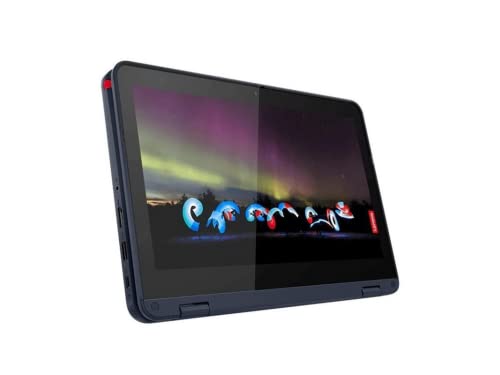 2022 Lenovo 500w Gen 3 11.6" Touchscreen Rugged 2 in 1 HD Notebook, Intel Celeron N5100 Quad-core, 4 GB RAM, 64 GB Flash Memory, Intel UHD Graphics, Abyss Blue, Windows 10 Pro, 128GB microSD