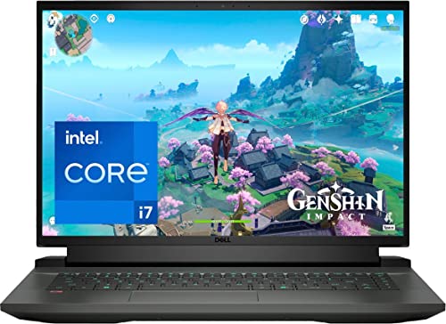 Dell G16 7000 7620 16 Gaming Laptop 16" QHD WVA 165Hz 12th Generation Intel 14-Core i7-12700H (Beats i9-11950H) 32GB RAM 2TB SSD GeForce RTX 3060 6GB Graphic RGB Backlit Thunderbolt HDMI Win11 Black