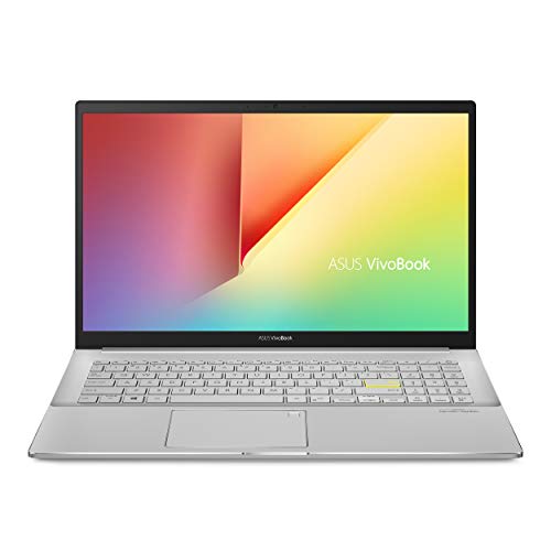 ASUS VivoBook S15 S533 Thin and Light Laptop, 15.6” FHD Display, Intel Core i5-1135G7 CPU, 8GB DDR4 RAM, 512GB PCIe SSD, Wi-Fi 6, Windows 11 Home, AI Noise-Cancellation, Dreamy White, S533EA-DH51-WH