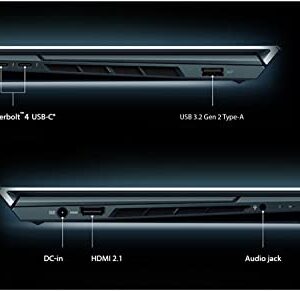 ASUS ZenBook Pro Duo 15 UX582 15.6" 4K OLED Touchscreen (Intel 14-Core i9-12900H, 32GB DDR5 RAM, 2TB SSD, GeForce RTX 3070 Ti) Business Laptop, ScreenPad Plus, Thunderbolt 4, Backlit, Pen, Win 11 Pro