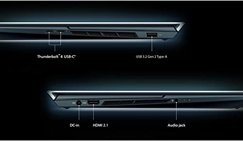 ASUS ZenBook Pro Duo 15 UX582 15.6" 4K OLED Touchscreen (Intel 14-Core i9-12900H, 32GB DDR5 RAM, 2TB SSD, GeForce RTX 3070 Ti) Business Laptop, ScreenPad Plus, Thunderbolt 4, Backlit, Pen, Win 11 Pro