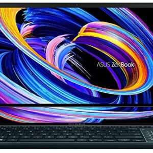 ASUS ZenBook Pro Duo 15 UX582 15.6" 4K OLED Touchscreen (Intel 14-Core i9-12900H, 32GB DDR5 RAM, 2TB SSD, GeForce RTX 3070 Ti) Business Laptop, ScreenPad Plus, Thunderbolt 4, Backlit, Pen, Win 11 Pro