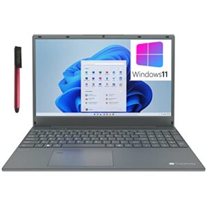 gateway [windows 11] 15.6″ fhd ultra slim laptop computer, quad-core amd ryzen 7 3700u up to 4.0ghz (beat i7-8565u), 8gb ddr4 ram, 512gb ssd, fingerprint scanner, hdmi, type-c, 64gb flash drive, gray