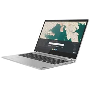 lenovo chromebook c340-15 15.6″ full hd 2-in-1 touchscreen notebook computer, intel core i3-8130u 2.2ghz, 4gb ram, 32gb emmc, chrome os, mineral gray