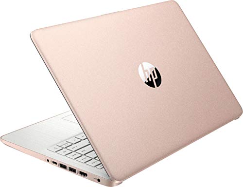 2020 HP 14 inch HD Laptop, Intel Celeron N4020 up to 2.8 GHz, 4GB DDR4, 64GB eMMC Storage, WiFi 5, Webcam, HDMI, Windows 10 S /Legendary Accessories (Google Classroom or Zoom Compatible) (Rose Gold)