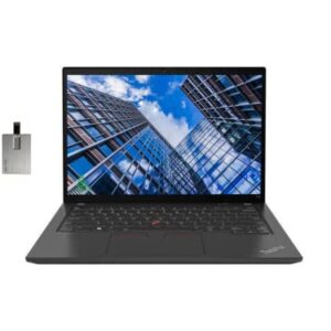 2022 Lenovo Thinkpad T16 16" WQXGA FHD IPS 300 nits Business Laptop, Intel Core i7-1255U, 32GB RAM, 1TB SSD, Fingerprint Reader, Backlit Keyboard, Windows 11 Pro, Black, 32GB USB Card