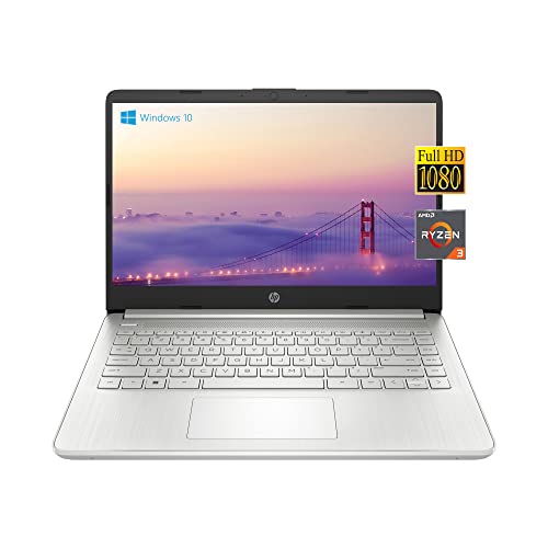 HP 2022 Newest 14" FHD Laptop, NonTouch Display, AMD Ryzen3 3250U (up to 3.5 GHz), 16GB RAM, 512GB SSD, Webcam, WiFi, Bluetooth, HDMI,Type-C, Win10 Home