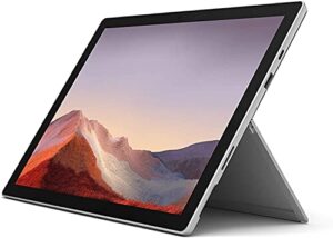 microsoft surface pro 7 (pvs-00001) | 12.3in (2736 x 1824) touch-screen | intel core i5 processor | 16gb ram | 256gb ssd storage | windows 10 pro | platinum