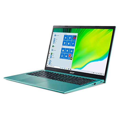 Acer Aspire Thin and Light Laptop, 15.6" FHD Display, Intel Celeron Dual-Core N4500 Processor, 8GB RAM, 256GB SSD, Webcam, WiFi, HDMI, Bluetooth, Windows 10, Electric Blue + One Year Office365