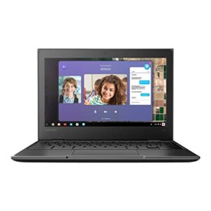 lenovo chromebook 100e 11.6″ 4gb 32gb emmc celeron® n3350 1.1ghz chromeos, black (renewed)