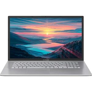 asus newest vivobook 17.3″ hd+ thin and light laptop, intel core i5-1035g1 processor, hd webcam, hdmi, wi-fi 5, bluetooth, transparent silver, windows 11 (20gb ram | 1tb sdd)