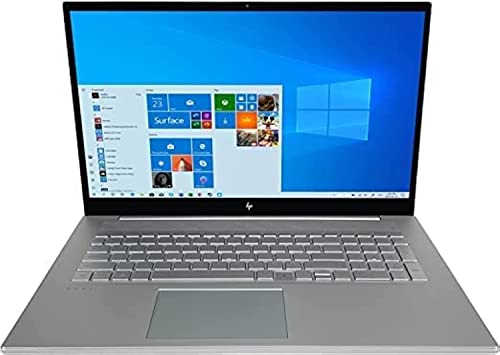 HP Envy 17.3" FHD Touchscreen Business Laptop, Intel Core i7-1165G7, Windows 11 Pro, 64GB RAM, 2TB SSD, NVIDIA GeForce MX450, Backlit Keyboard, Long Battery Life,32GB Durlyfish USB Card