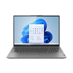 lenovo slim 7i: core i7-12700h, intel arc a370m graphics, 32gb ddr5 ram, 1tb ssd, 16″ touchscreen 2560×1600 144hz display, backlit keyboard, windows 11