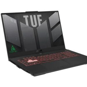 ASUS 2021 TUF A17 17.3" FHD 144Hz Gaming Laptop, AMD Ryzen 7-6800H Processor, 32GB DDR5 RAM, 2TB PCIe SSD, Backlit Keyboard, GeForce RTX 3060 6G DDR6, HD Webcam, Windows 11, Gray, 32GB USB Card