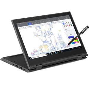 lenovo 300e 11.6″ 2-in-1 touchscreen (8gb ram, 128gb ssd, 2-core amd 3015e, hd ips screen), drop-resistant, home & education convertible laptop, type-c, wi-fi 6, webcam, ist pen, win 10 pro