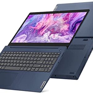 Lenovo IdeaPad 3 Laptop, 15.6" FHD (1920 x 1080) Display, Intel Core i3-1115G4 Dual-Core Processor, 4GB DDR4 RAM, 128GB, Win10, Abyss Blue