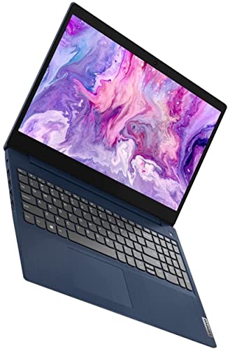 Lenovo IdeaPad 3 Laptop, 15.6" FHD (1920 x 1080) Display, Intel Core i3-1115G4 Dual-Core Processor, 4GB DDR4 RAM, 128GB, Win10, Abyss Blue