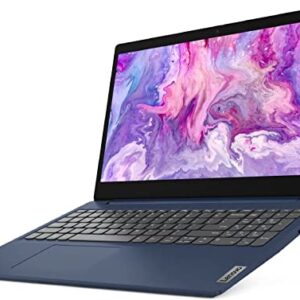 Lenovo IdeaPad 3 Laptop, 15.6" FHD (1920 x 1080) Display, Intel Core i3-1115G4 Dual-Core Processor, 4GB DDR4 RAM, 128GB, Win10, Abyss Blue