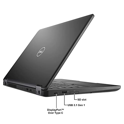 Dell Latitude 5490 Laptop 14in Core i5 8350U 16GB DDR4 256GB NVMe PCIe M.2 SSD HDMI Webcam Wind10 Pro (Renewed)