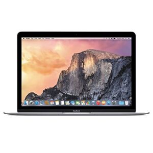 apple macbook mf865ll/a 12-inch laptop with retina display 512gb, silver – (renewed)