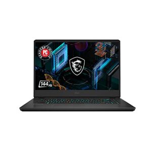 msi gp66 leopard gaming laptop: 15.6″ 144hz fhd 1080p, intel core i7-11800h 8 core, nvidia geforce rtx 3080 , 16gb, 512gb ssd, wifi 6e, per-key rgb, win10, core black (11uh-444)