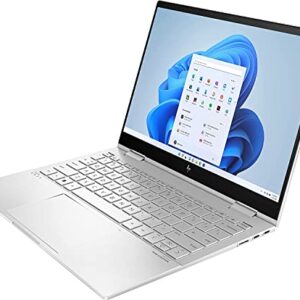 HP Newest Envy x360 13.3'' FHD Touchscreen Laptop for Business, Intel Core i7-1250U up to 4.7GHz, 8GB RAM, 1TB PCle SSD, Backlit Keyboard, Wi-Fi, Win 11, Silver, GM Accessories