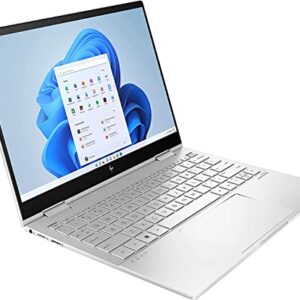 HP Newest Envy x360 13.3'' FHD Touchscreen Laptop for Business, Intel Core i7-1250U up to 4.7GHz, 8GB RAM, 1TB PCle SSD, Backlit Keyboard, Wi-Fi, Win 11, Silver, GM Accessories