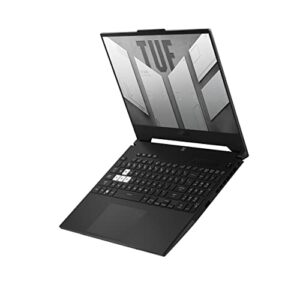 asus tuf dash 15 (2022) gaming laptop, 15.6” 144hz fhd display, intel core i7-12650h, geforce rtx 3050 ti, 16gb ddr5, 512gb ssd, thunderbolt 4, windows 11 home, off black, fx517ze-es73