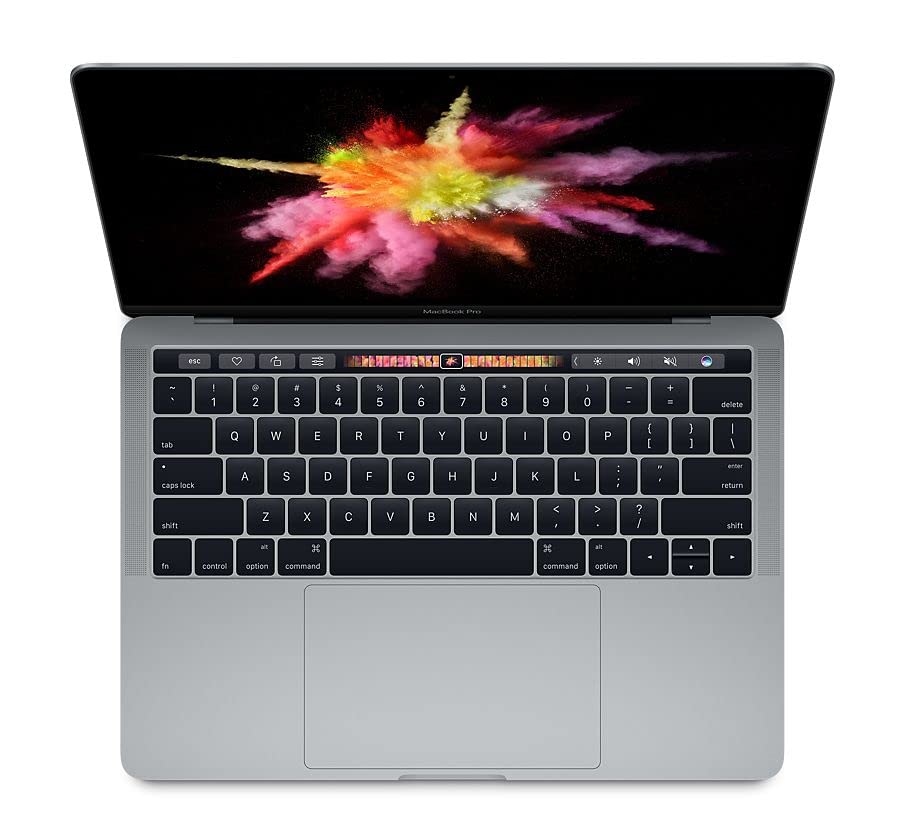 2016 Apple MacBook Pro with Touch Bar 3.3GHz Core i7 (13-inch, 8GB RAM, 512GB SSD Storage) - Space Gray (Renewed)