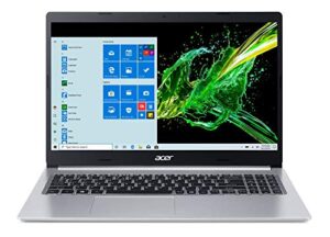 acer aspire 5 a515-55-378v, 15.6″ full hd display, 10th gen intel core i3-1005g1 processor (up to 3.4ghz), 4gb ddr4, 128gb nvme ssd, wifi 6, hd webcam, backlit keyboard, windows 10 in s mode