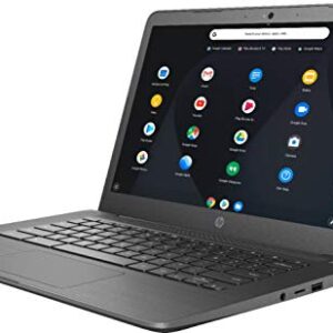 2020 New HP 14" HD Touch-Screen Chromebook Laptop Computer, Intel Celeron N3350 up to 2.4GHz, 4GB Memory, 32GB eMMC Flash Memory, 802.11ac, Bluetooth, USB-C 3.1, No Optical Drive, Chrome OS (Black)