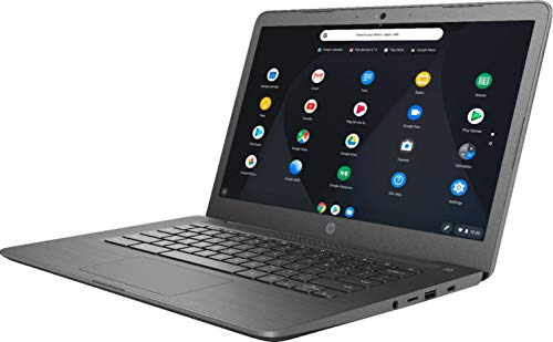 2020 New HP 14" HD Touch-Screen Chromebook Laptop Computer, Intel Celeron N3350 up to 2.4GHz, 4GB Memory, 32GB eMMC Flash Memory, 802.11ac, Bluetooth, USB-C 3.1, No Optical Drive, Chrome OS (Black)