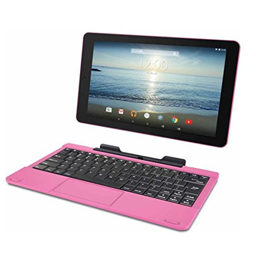 RCA Viking Pro 32gb Quad Core 10.1'' Hdmi Bluetooth Wifi Detachable Keyboard Android 5.0 Lollipop- PINK