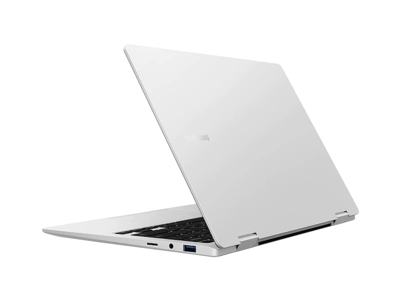 Samsung Galaxy Book2 360 13 2-in-1 Laptop 13.3" FHD AMOLED Touchscreen 12th Generation Intel 10-Core i7-1255U 16GB RAM 512GB SSD Backlit Keyboard Fingerprint Reader Thunderbolt USB-C HDMI Win11 Silver