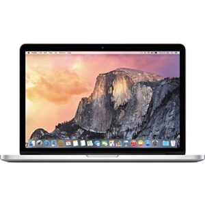 apple macbook pro 256gb wi-fi laptop 13.3in with intel core i5 mf840ll/a – silver (renewed)