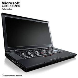 Lenovo ThinkPad T520 Laptop Notebook - Intel Core i5 2.5GHz - 8GB DDR3 - 128GB SSD - 15.6in Display- DVD - Windows 10 Pro (Renewed)