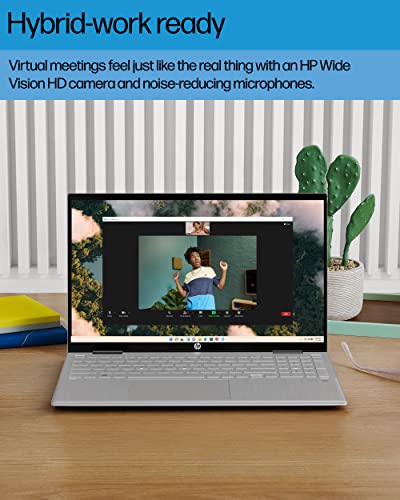 HP Pavilion x360 Convertible Laptop, 12th Gen Intel Core i5-1235U, 12 GB RAM, 256 GB SSD, 15.6" Full HD Touchscreen, Windows 11 Home, Long Battery Life, Backlit Keyboard, HD Webcam (15-er1010nr, 2022)