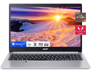 acer 2023 aspire 5 15, 15.6″ fhd slim laptop, amd ryzen 7 5700u 8cores processor (beats i7-1165g7), 16gb ram 1tb ssd, radeon rx vega 8 graphics, backlit kb, fingerprint , win 11 +cue accessories