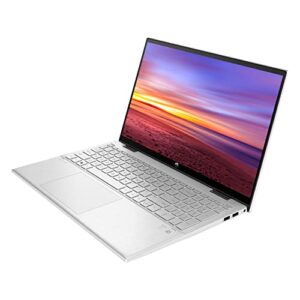 HP Pavilion x360 2-in-1 Laptop, 15.6" FHD IPS Touchscreen, 12th Gen Intel Core i5-1235U, 16GB RAM, 2TB PCIe SSD, Webcam, Backlit Keyboard, FP Reader, Wi-Fi 6, Windows 11 Home, Silver