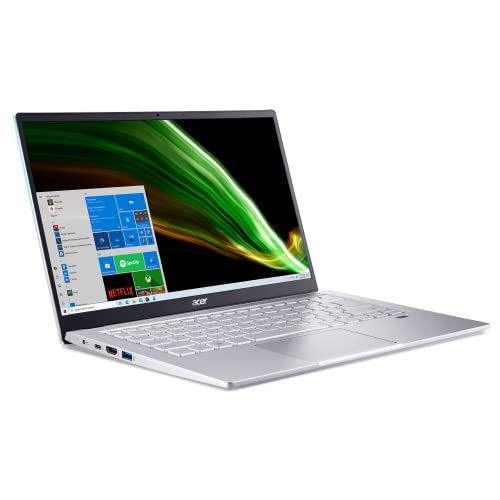 Acer Swift 3 14 Business Laptop I 14” Full HD IPS ComfyView Display I 11th Gen Intel 4-Core i5-1135G7 I 8GB DDR4 512GB SSD I Fingerprint Backlit Keyboard USB-C Win10 Silver + 32GB MicroSD Card