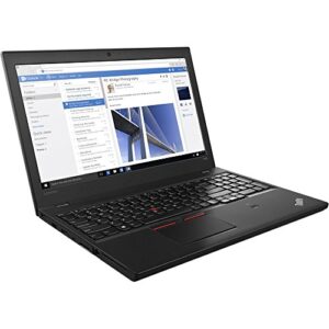 Lenovo ThinkPad T560 Notebook Laptop 15.6 FHD Display / Intel Core i5-6300U 2.4Ghz / 8GB RAM / 256GB SSD / Windows 10 Pro / Black (Renewed)