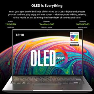 Acer Swift 3 OLED Intel Evo Thin & Light Laptop | 14" OLED 2880x1800 | Intel Core i7-12700H | Intel Iris Xe Graphics | 16GB LPDDR5 | 1TB SSD | Killer Wi-Fi 6E AX1675 | Windows 11 Home | SF314-71-75MW